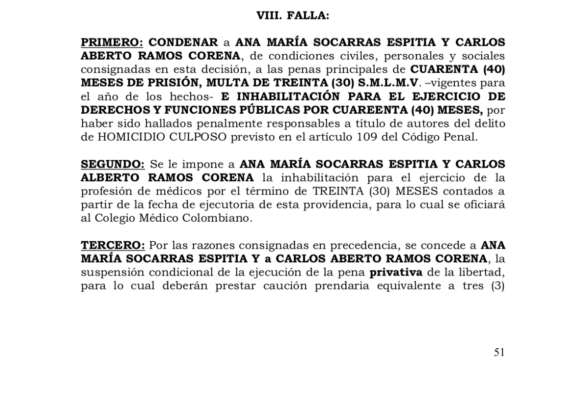 Condenados a prisión por homicidio culposo Carlos Alberto Ramos Corena ...