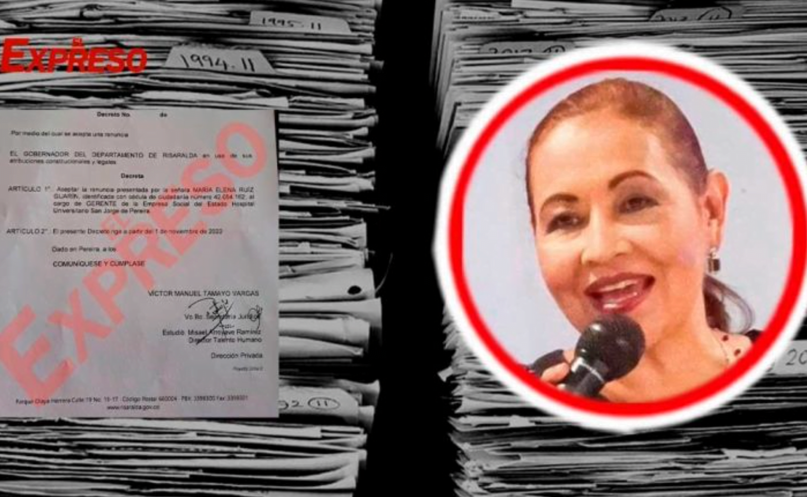 Lo denunciamos y el Gobernador hoy aceptó la renuncia de María Elena ...