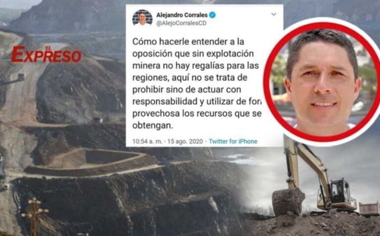 "Sin explotación minera no hay regalías" pero si se roban las regalías ...