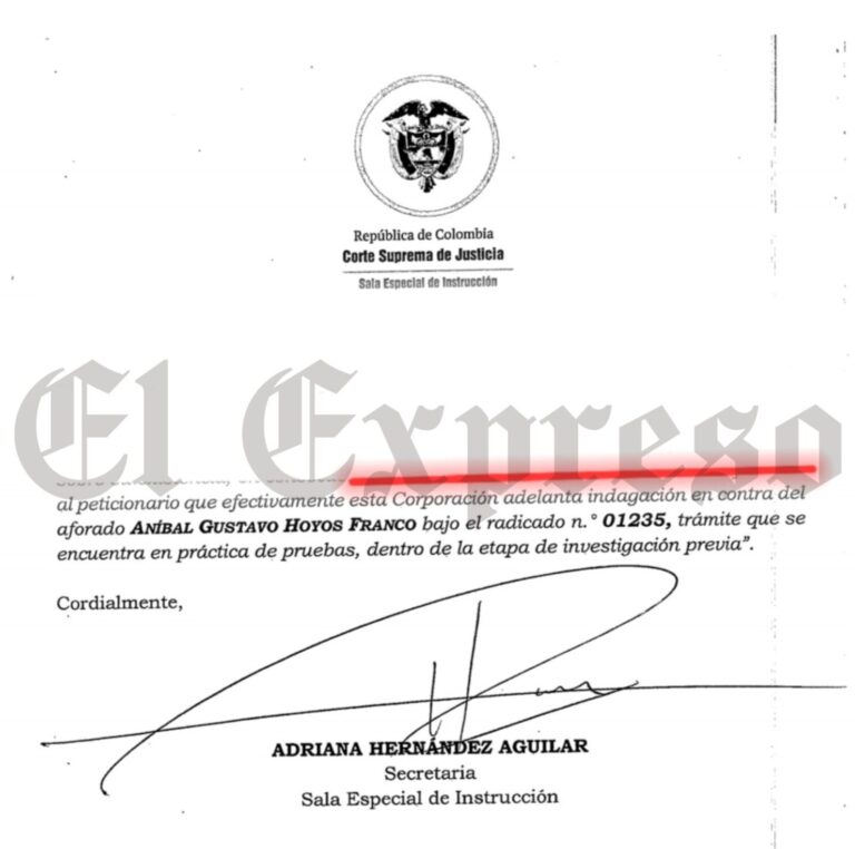 Corte Suprema adelanta indagación en contra del Representante Aníbal ...