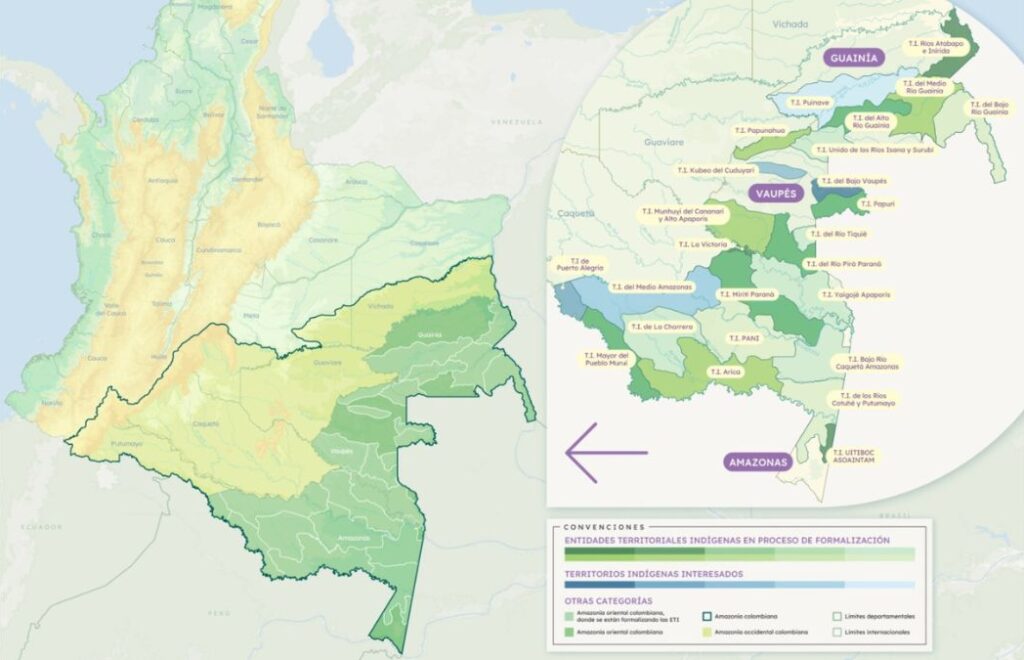 El mapa de Colombia se transforma: territorios indígenas están a un ...
